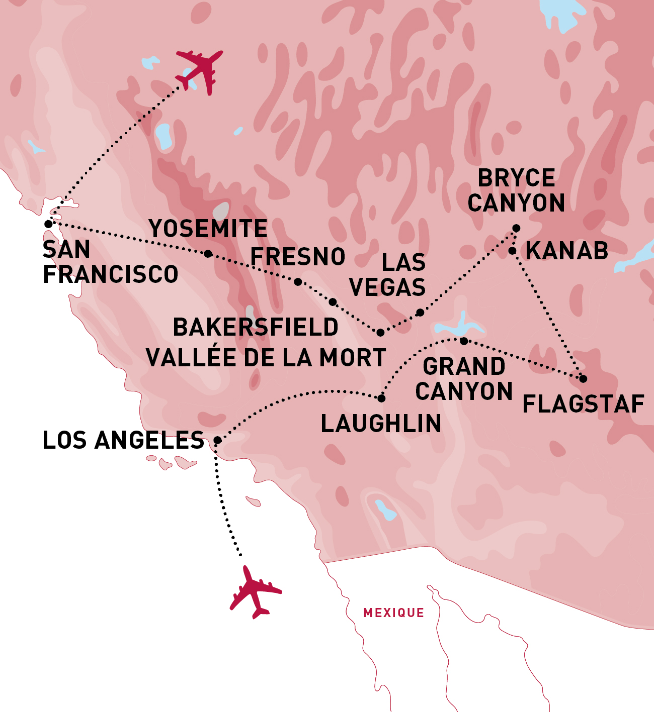 circuits ETATS-UNIS : Le Far West de Voyages Internationaux